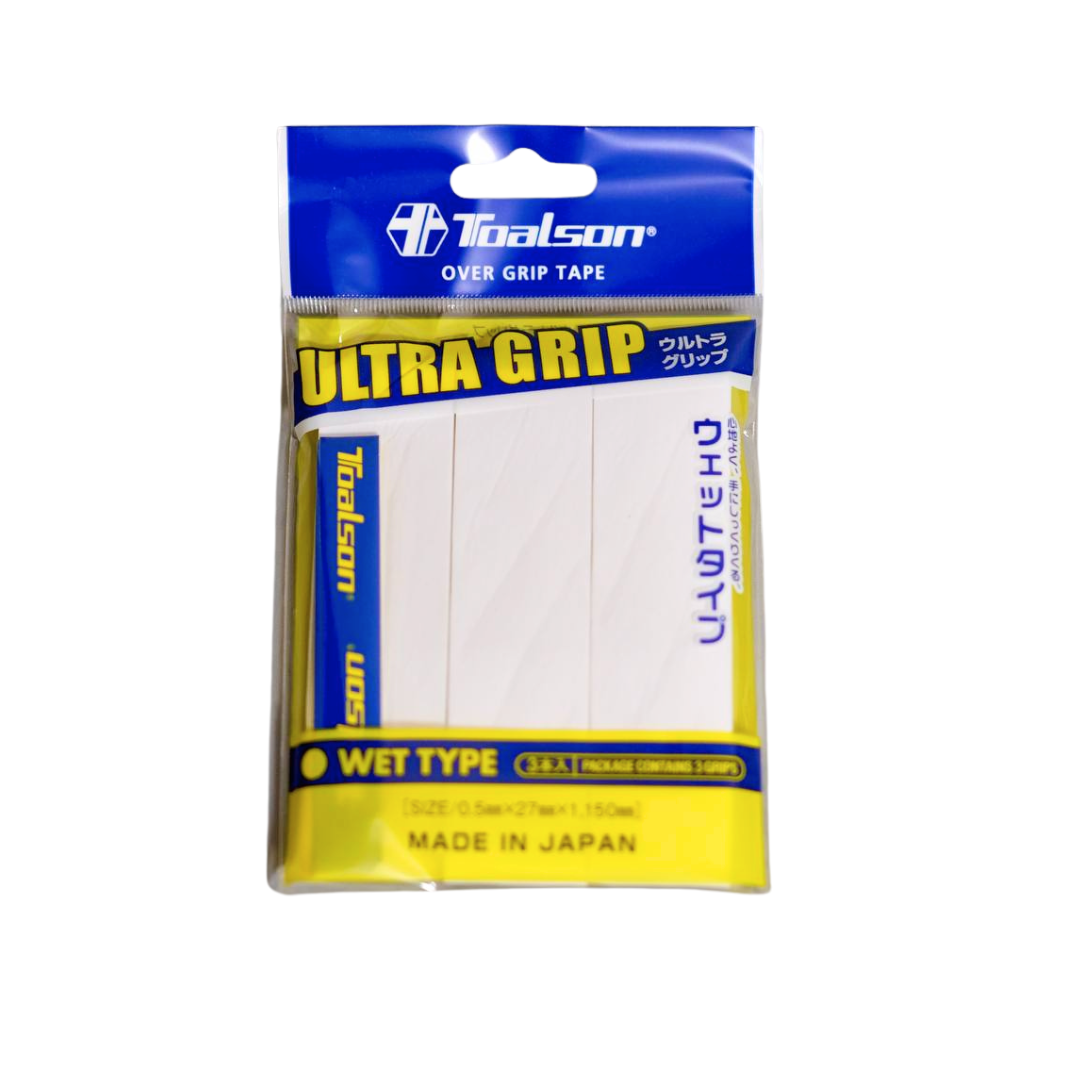Toalson Ultra Grip Overgrip (3 pcs) – Baseline Tennis Philippines